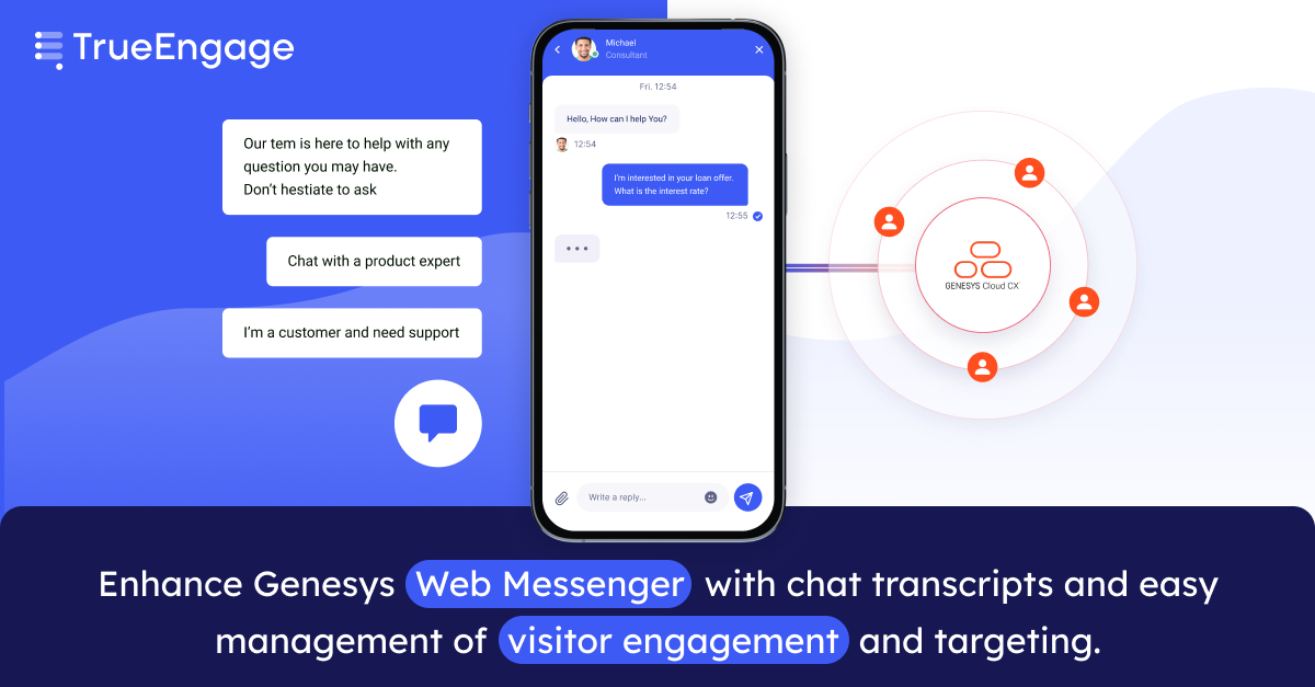 Enhance Genesys Web Messenger With Advanced Visitor Engagement